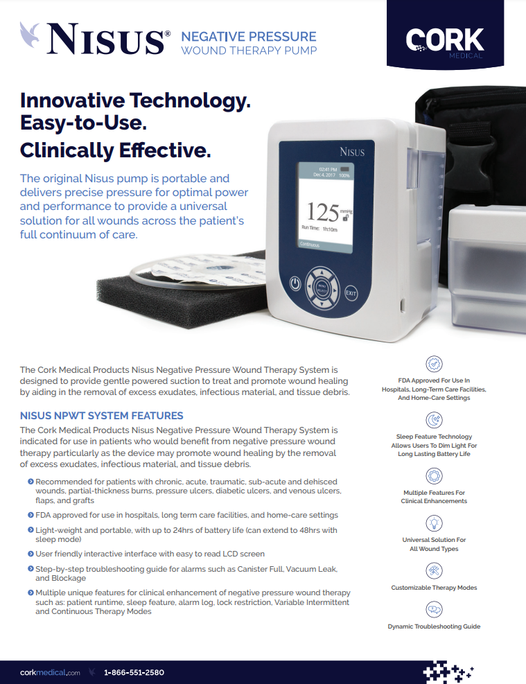 Cork Nisus - Better is Possible NPWT Highlights – MEDILOGIX