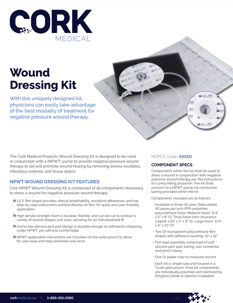 Cork Nisus - Wound Dressing Kit Guide – MEDILOGIX
